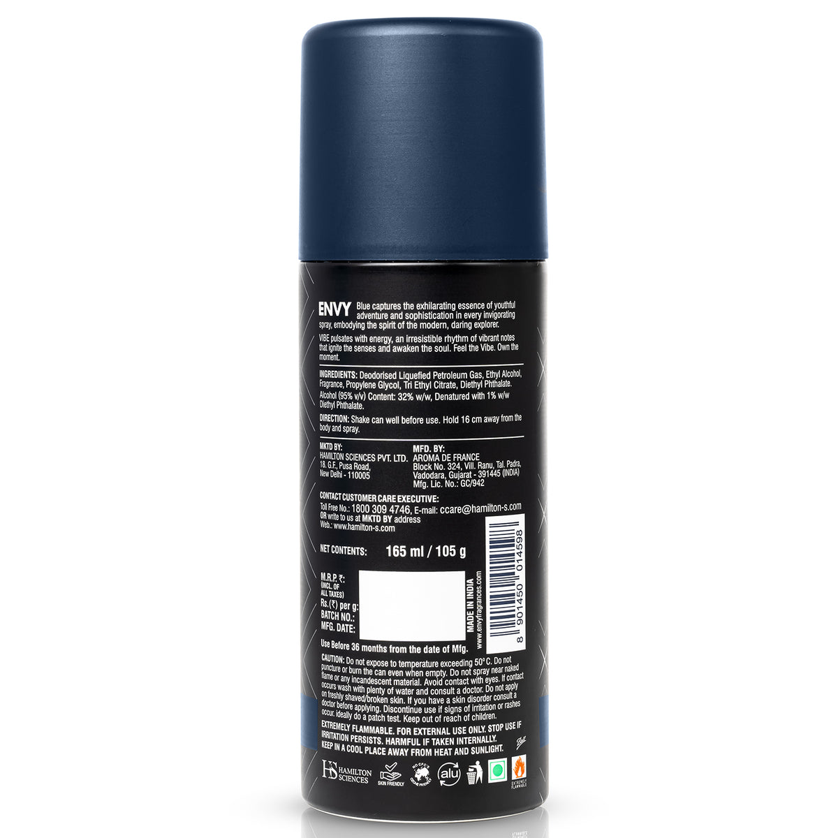 Envy (Vibe + Exude) Deodorant Spray For Men (Pack of 2) - 165ml Each – ENVY