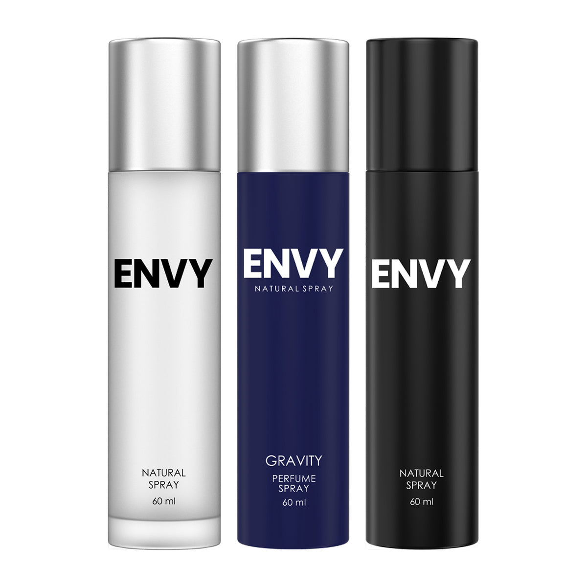 Buy ENVY Bold Natural Spray Gravity Perfumes For Men Pack of 3 60ml ...